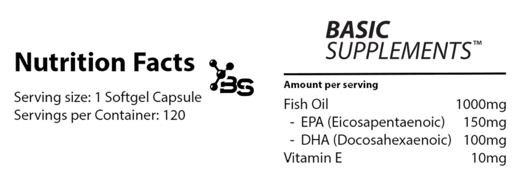 Basic Supplements Omega 3 Pro - 120 softkap - Suplementi Spartan Shop