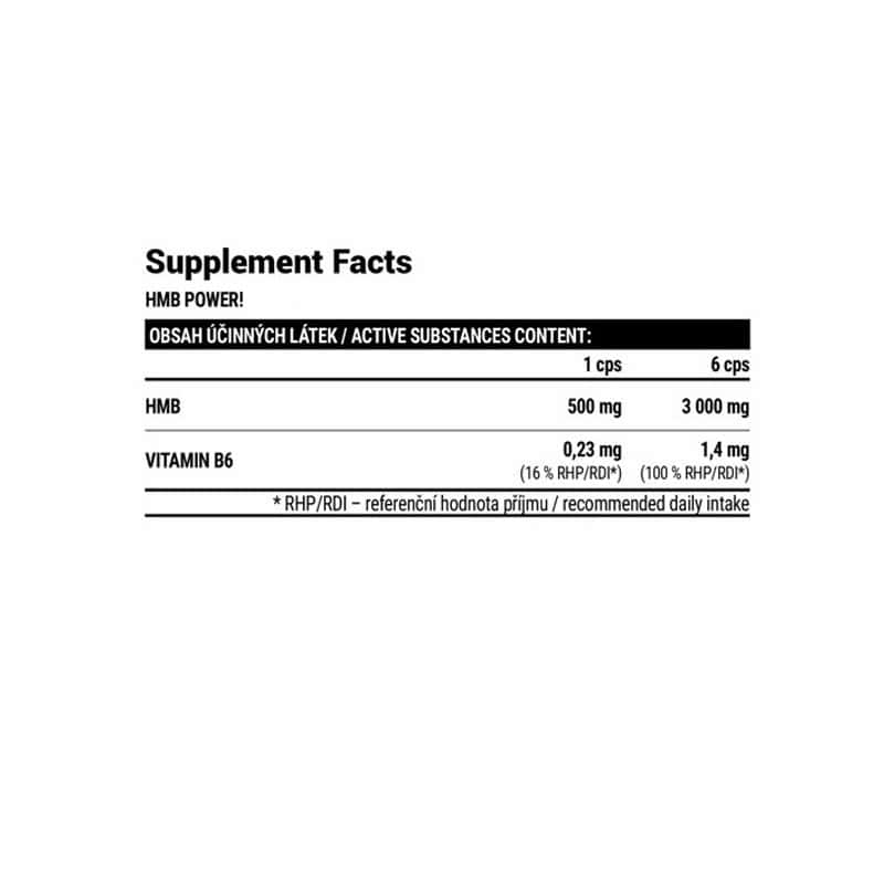 HMB POWER 180 caps - Suplementi Spartan Shop
